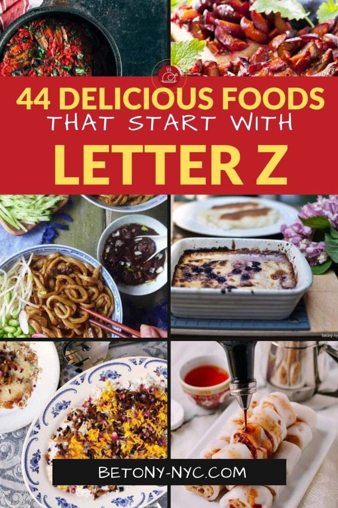 44 Delicious Foods that Start with Z (Desserts, Fruits, Drinks) | Betony