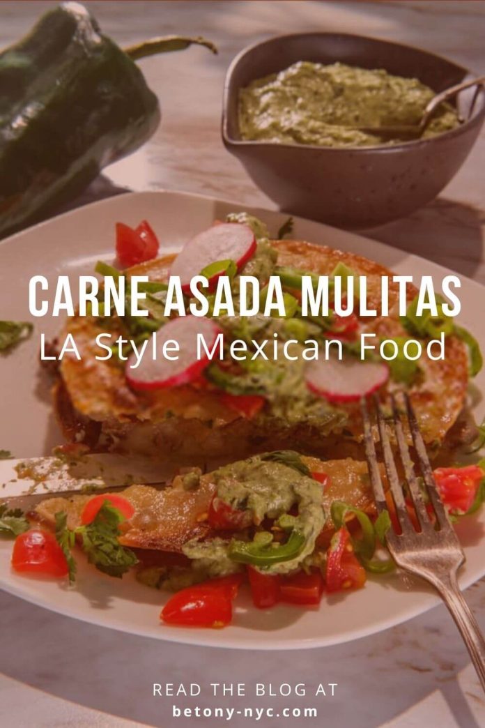Carne Asada Mulitas (LA Style Mexican Recipe) {7 Easy Steps} - Betony
