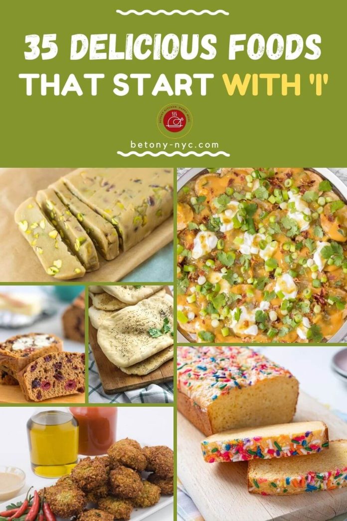 35 Delicious Foods That Start With Letter I (Desserts, Drinks) | Betony