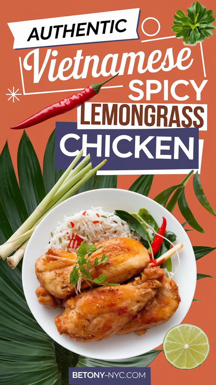 Authentic Vietnamese Spicy Lemongrass Chicken (Gà Xào Sả Ớt) - Betony