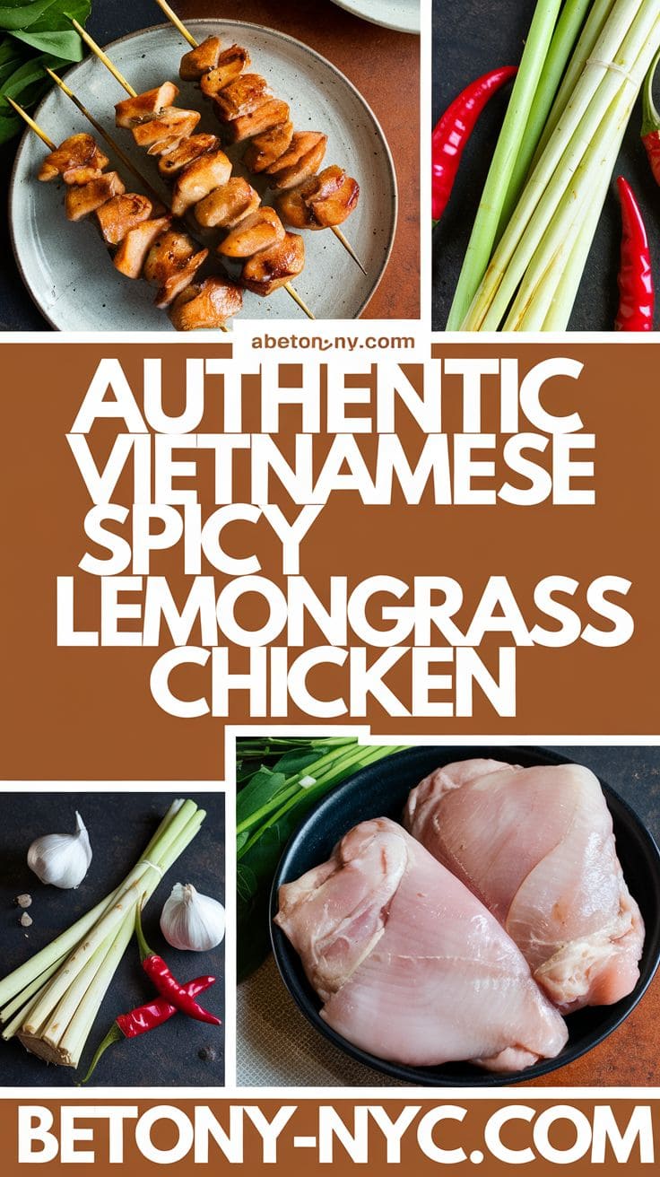Authentic Vietnamese Spicy Lemongrass Chicken (Gà Xào Sả Ớt) - Betony
