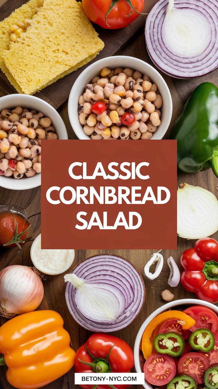 Classic Cornbread Salad Recipe - Betony