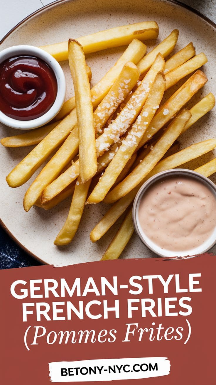 Crispy German-Style Pommes Frites Recipe - Betony