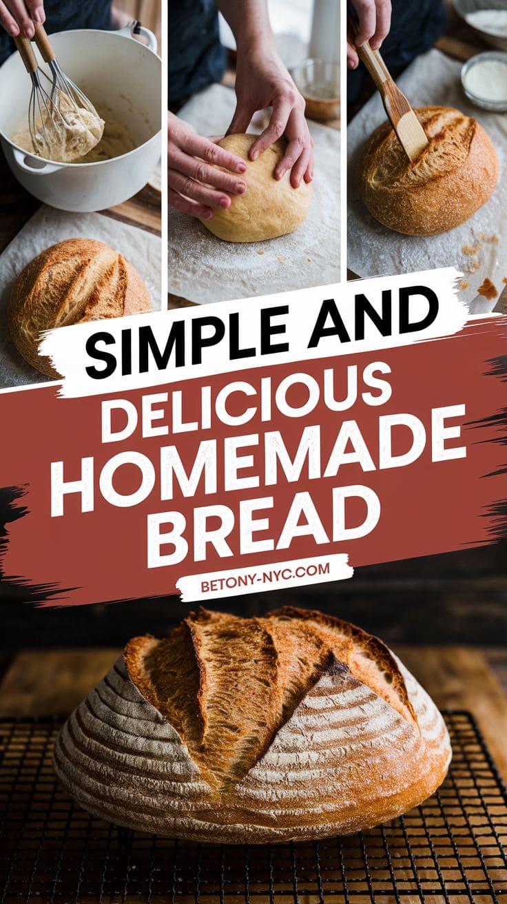 Simple and Delicious Homemade Bread Recipe - Betony
