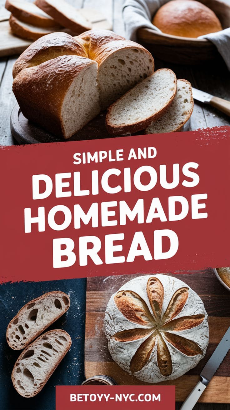 Simple and Delicious Homemade Bread Recipe - Betony