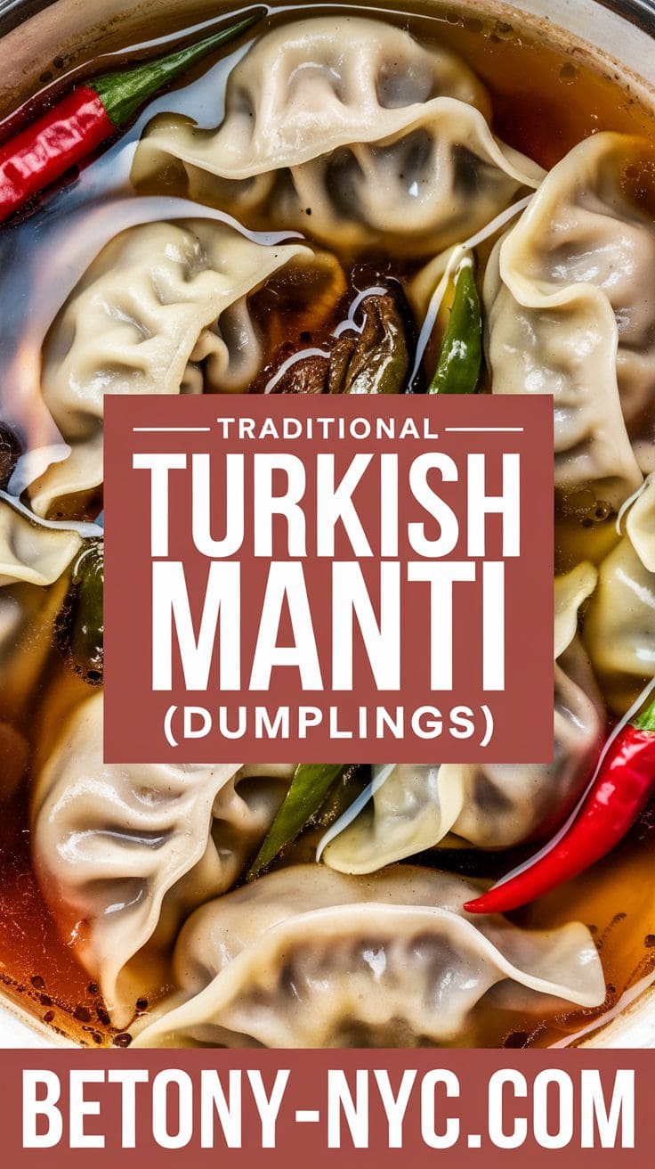 Traditional Turkish Manti (Dumplings) - Betony