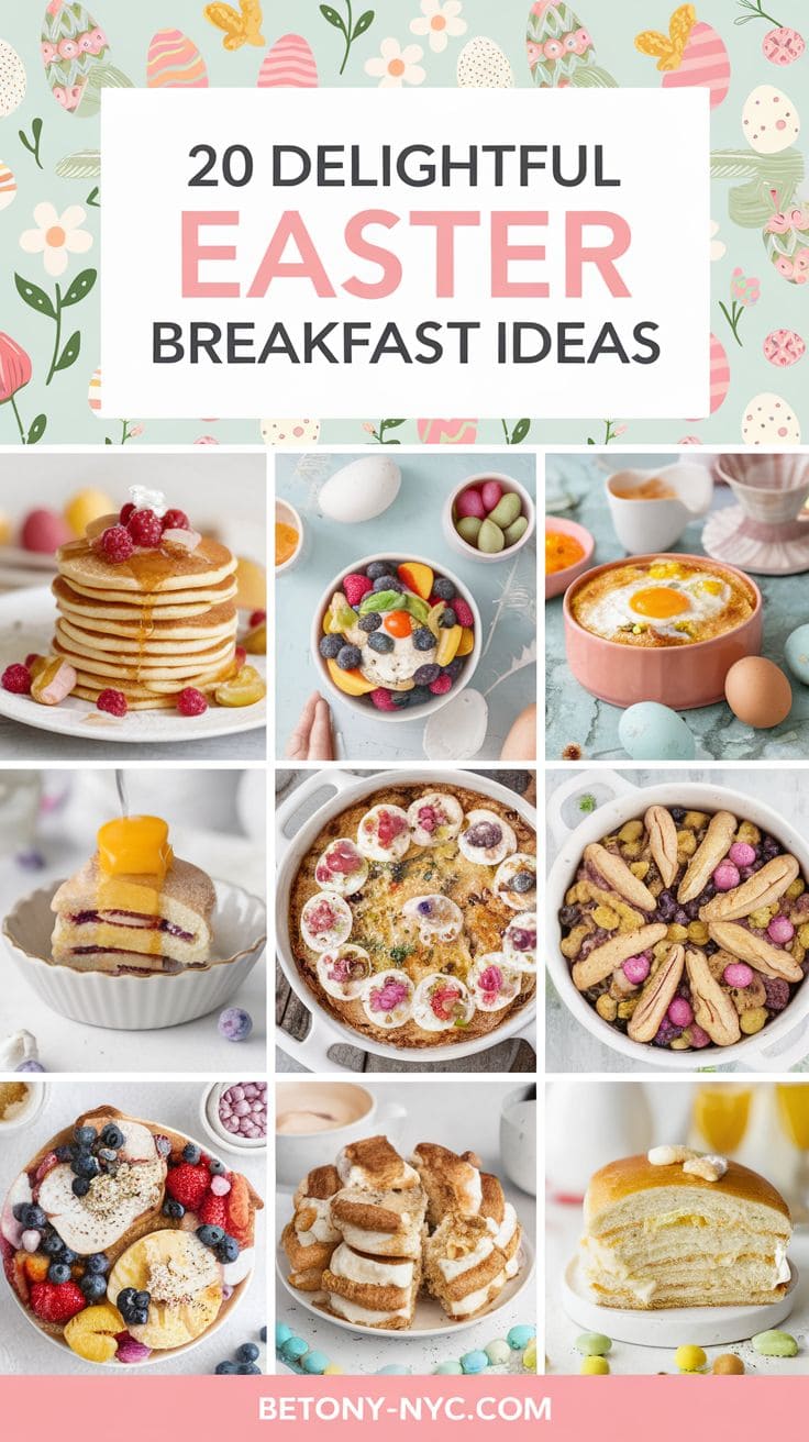 20 Delightful Easter Breakfast Ideas to Celebrate the Holiday - Betony