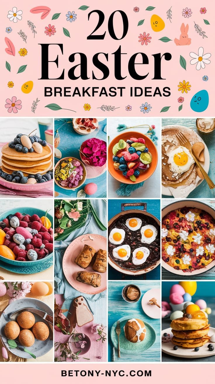 20 Delightful Easter Breakfast Ideas to Celebrate the Holiday - Betony