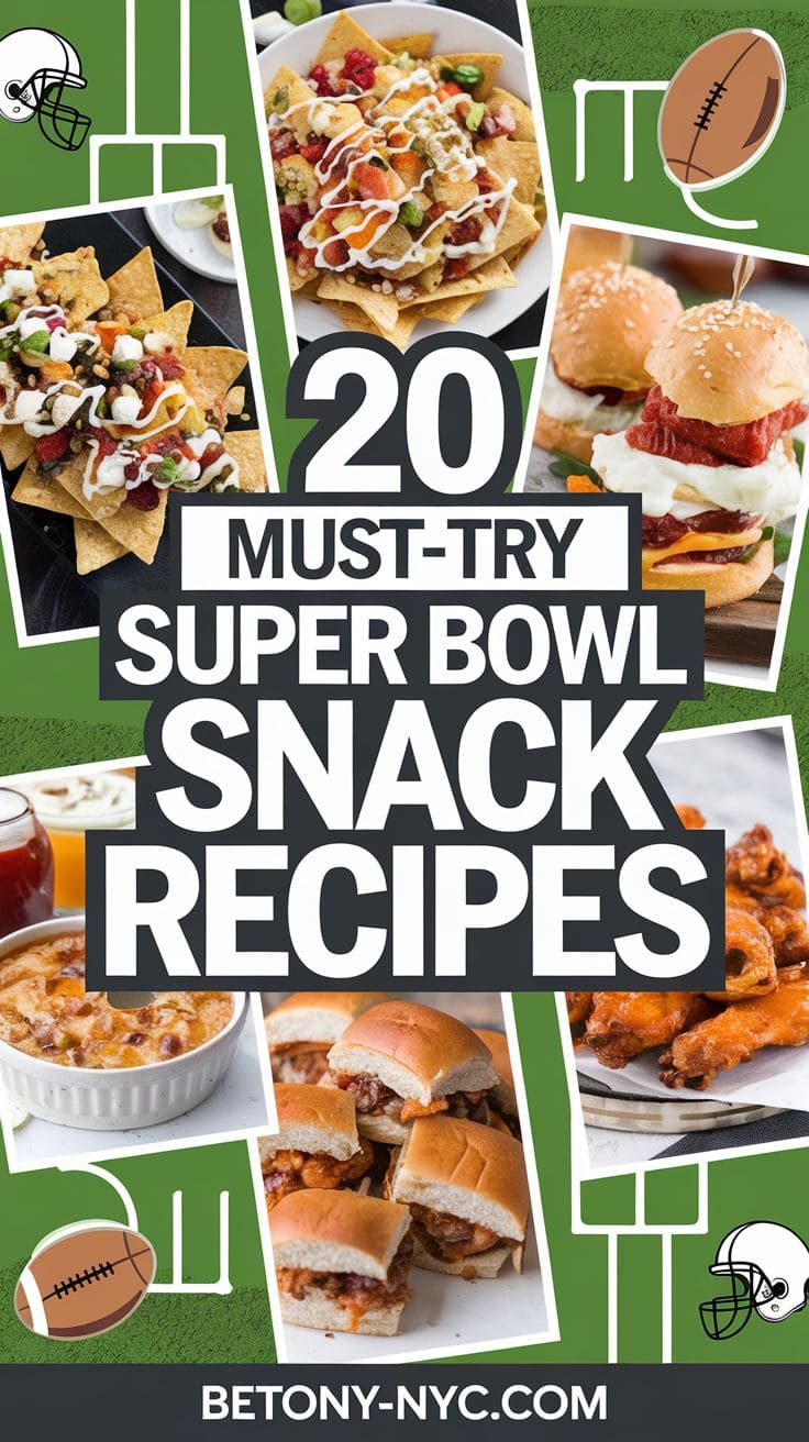 20 Must-Try Super Bowl Snack Recipes for Game Day - Betony