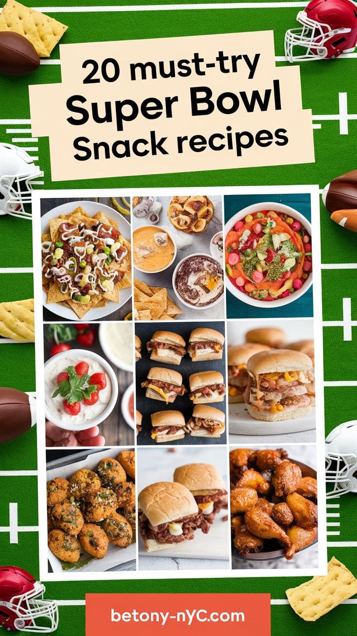 20 Must-Try Super Bowl Snack Recipes for Game Day - Betony