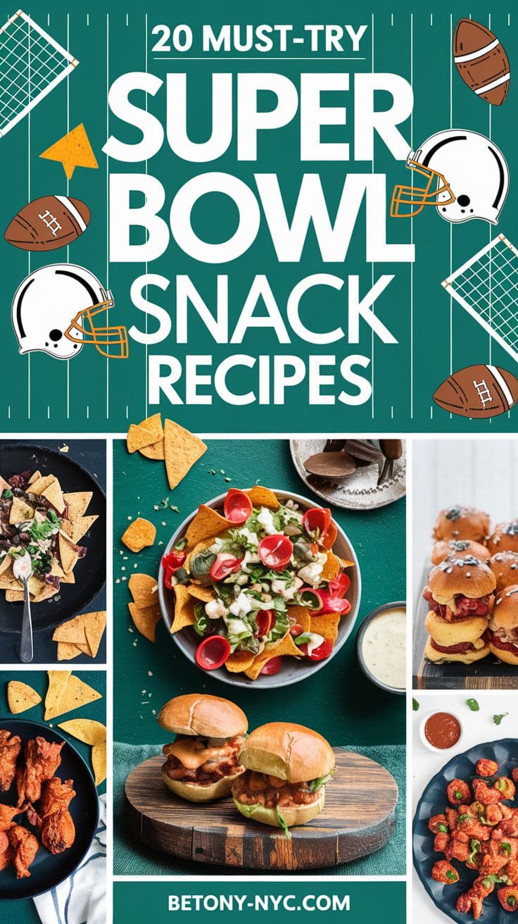 20 Must-Try Super Bowl Snack Recipes for Game Day - Betony