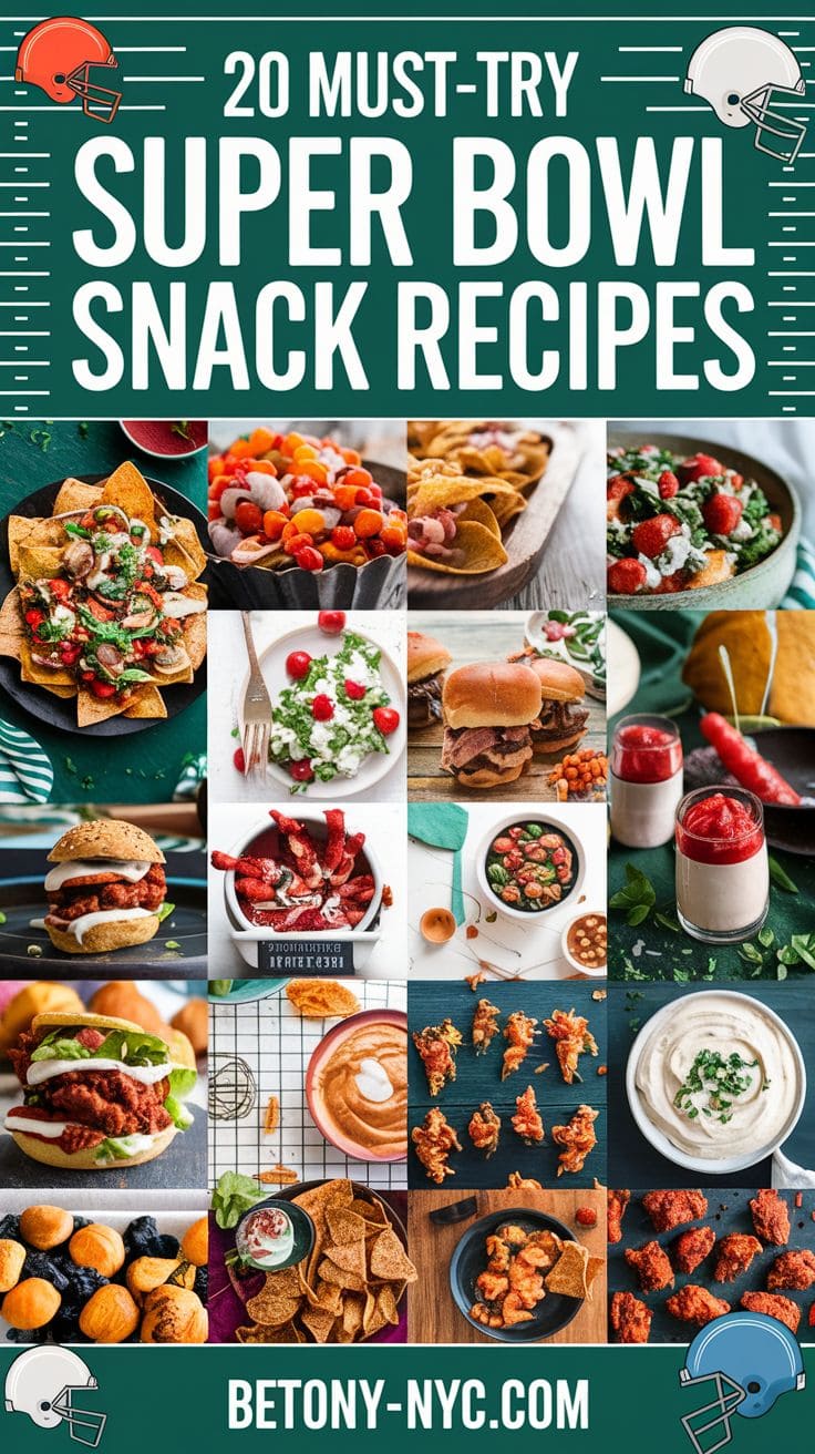 20 Must-Try Super Bowl Snack Recipes for Game Day - Betony